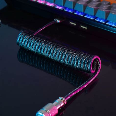 Buy Rk Royal Kludge Coiled Keyboard Cable Usb C Custom Cord For