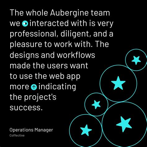 Aubergine Solutions On Linkedin Clients Design Tech Testimonial
