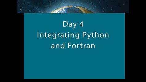 Integrating Python And Fortran Youtube