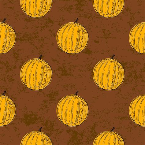 Premium Vector Melon Seamless Pattern