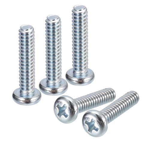 10 24x3 4 Pan Head Phillips Machine Screws 50pcs Carbon Steel Screws