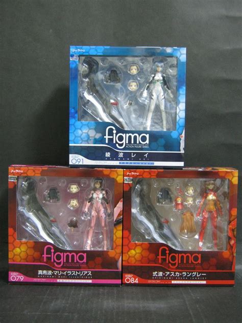 Figma Evangelion Rei Ayanami Shikinami Asuka Langley Makinami Mari