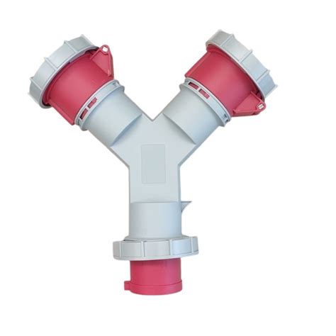 PA04P IP67 Industrial Multi Function Output Plug Socket 3 Way 32 5 Pin 415V