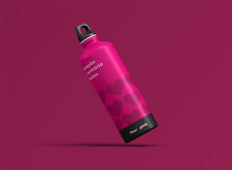 Four Pink Branding Design Behance