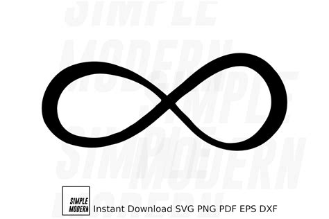 Calligraphy Infinity Symbol Svg Simple Modern Svg