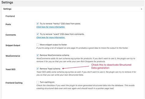 How To Deactivate Structured Data Generation In Yoast SEO