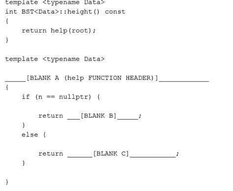 Solved Finish The Code Shown Below To Calculate And Return