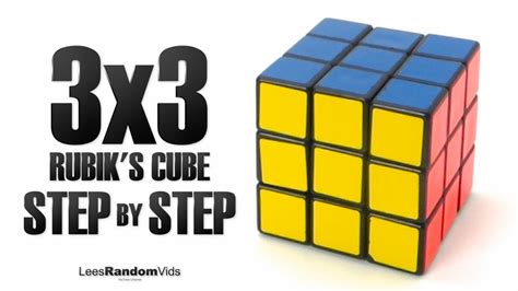 How To Solve A Rubiks Cube Step By Step Beginners Tutorial On Solving A 3x3 Rubiks Cube Youtube