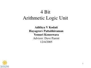 PPT Arithmetic Logic Unit ALU PowerPoint Presentation Free Download ID