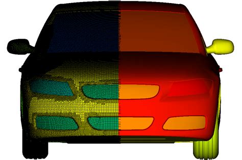 Drivaer Car Example Cfd Meshing