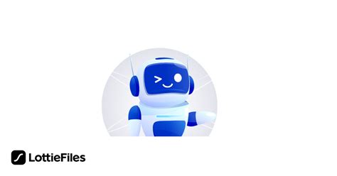 Free Bot Welcome With Blink Animation By Rayhan Nasir Lottiefiles
