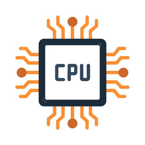 Cpu 플랫 아이콘 벡터 핵심 Cpu 하드웨어 PNG 일러스트 및 벡터 에 대한 무료 다운로드 Pngtree