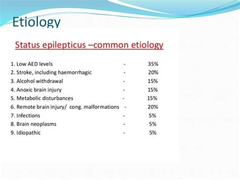 Status Epilepticus Ppt