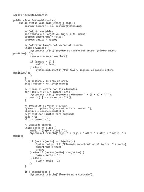 Busqueda Binaria Pdf