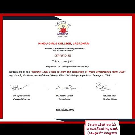 Ravjot Kaur On Linkedin Nutrition Worldsbreastfeedingweek