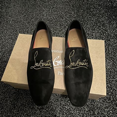 Christian Louboutin Logo Detailed Loafers They Are Depop