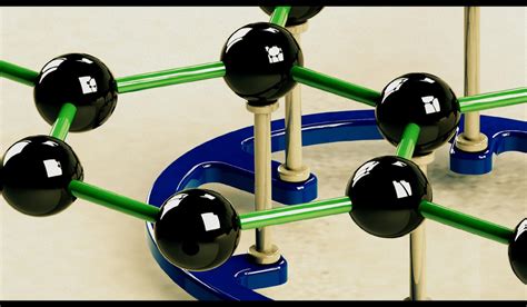 Structure Of Graphite Model