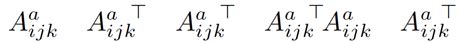 Taking The Transpose Of A Matrix With Superscripts And Subscripts Tex