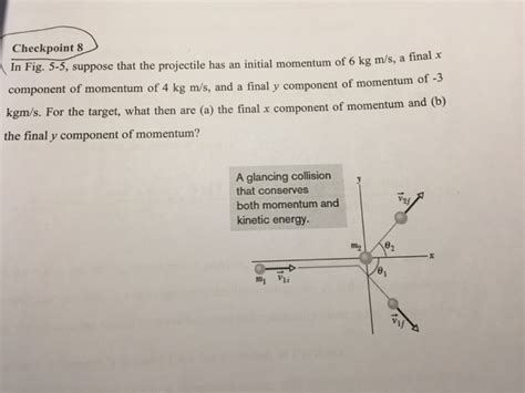 Solved Checkpoint 8 In Fig 5 5 Suppose That The Projectile