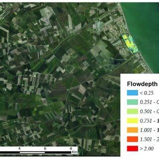 Elements At Risk In Flooding Areas For The Four Hazard Scenarios Of Download Scientific Diagram