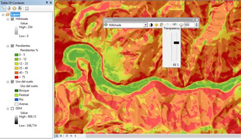 Crear Un Mapa Incluyendo El Relieve En Arcgis El Blog De Franz