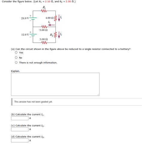 Solved Consider The Figure Below Let R1 210 Ω And R2