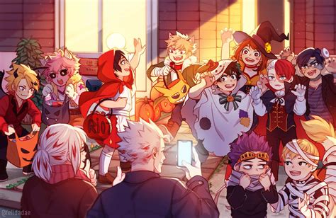 My Hero Academia Halloween Wallpapers Wallpapers Com