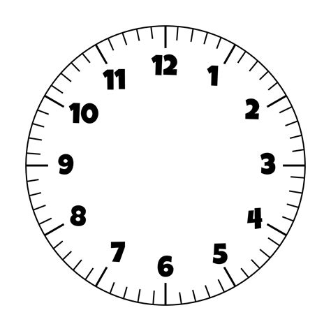 Clock Face Blank With Arabic Numerals Timer Concept 25663253 Vector Clock Face Blank With Arabic Numerals Timer Concept 25663253 Vector
