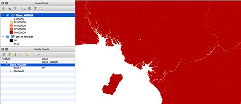 Strange Output From Qgis Raster Terrain Analysis Plugin Geographic Information Systems Stack