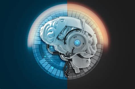 Human Brain Computer Technology Stock Illustration Illustration Of Data Mind 278181834