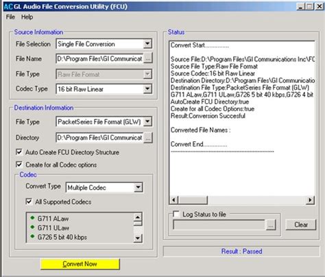 Audio File Converter Utility Afcu