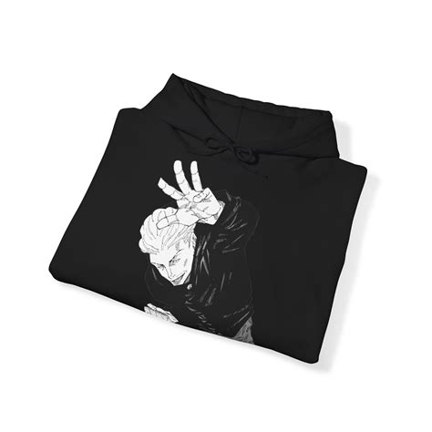 Hakari Hoodie Jujutsu Kaisen Black And White Etsy