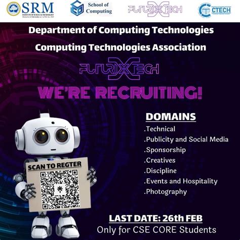 Futurix Srmist On Linkedin Ctechassociation Techgenius