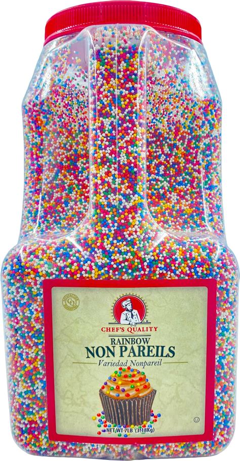 Unpretentious Rainbow Nonpareils Sprinkles Perfect For
