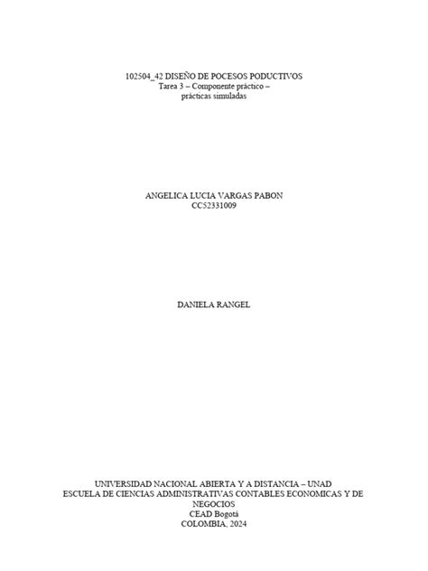 Trea 3 Componente Practico Pdf Business Calidad Comercial