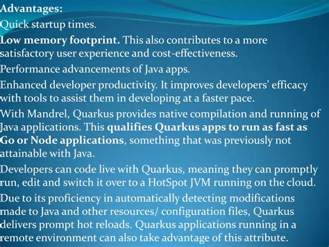 ppt is quarkus a worthy alternative to java spring for cloud