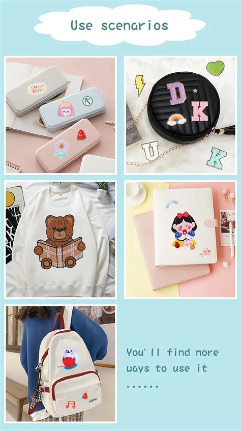 3бр Кръпки за бродиране на сладки животни за дрехи шапки Temu Bulgaria