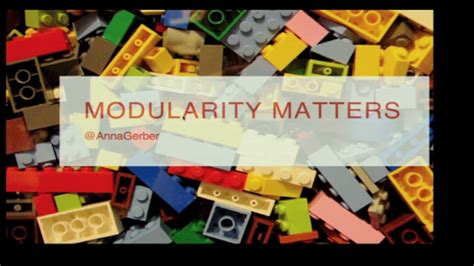 Modularity Matters Conffab