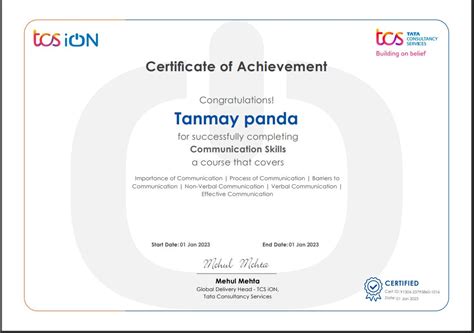 Tanmay Panda On Linkedin Hello Connections I Am Excited To Share That