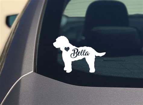 Personalized Cockapoo Decal Sticker 12x17 5x7 Customize With Your