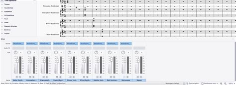 Mu4 Issue Synthesizers Mixer Not All Synth Instruments Appear In Mixer · Issue 11368