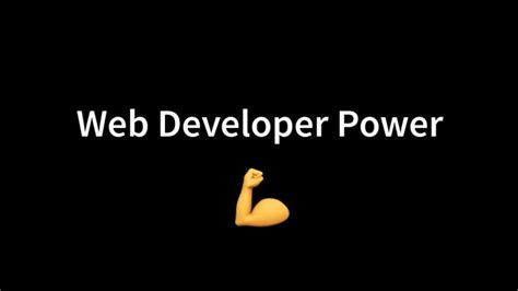 Web Developer Power 💪💪💪 Yaakov Chaikin