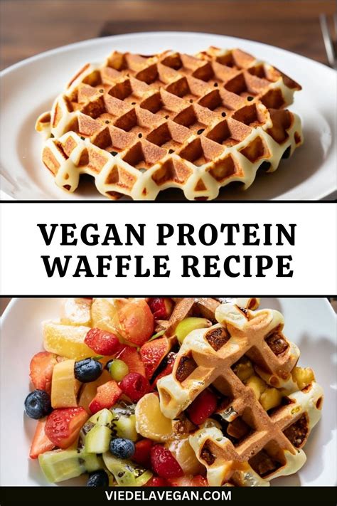Fluffy Vegan Protein Waffle Recipe Healthy And Delicious