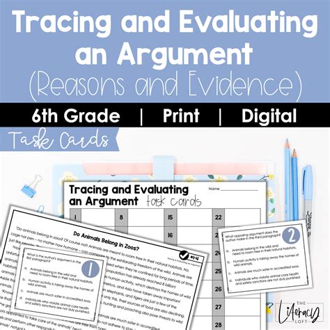 Tracing And Evaluating An Argument Reasons And Evidence Ri68 Worksheets Library