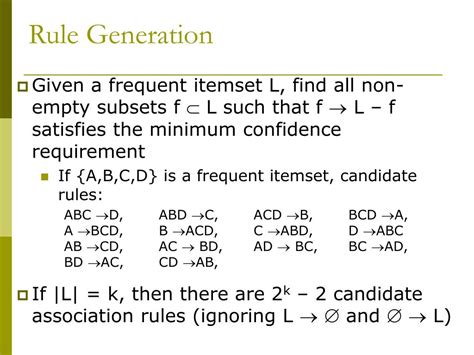 Ppt Mining Association Rules In Large Databases Powerpoint Presentation Id 843236