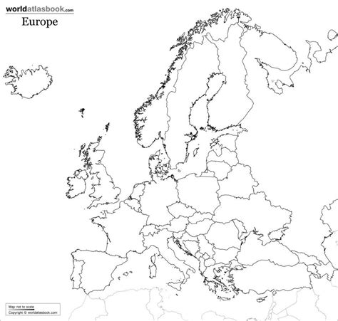 Detailed Free Political Map Of Europe