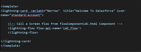 How To Call Screen Flow From Lightning Web Component In Salesforce