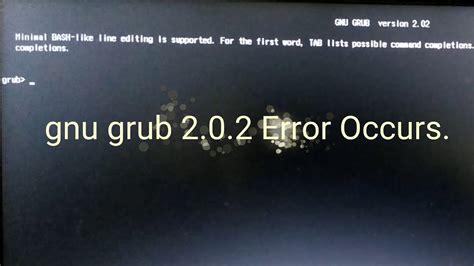 Gnu Grub Ubantu Linux YouTube
