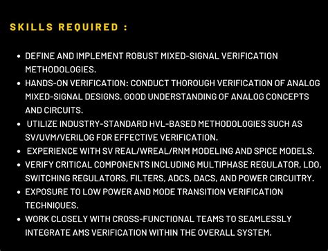 Ullas P On Linkedin Great Opportunity For Ams Verification Engineer Share Your Updated…