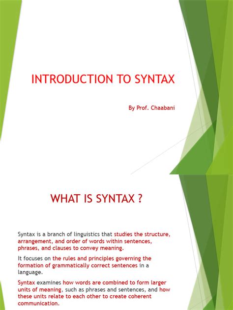 Introduction To Syntax 2024 Pdf Syntax Phrase